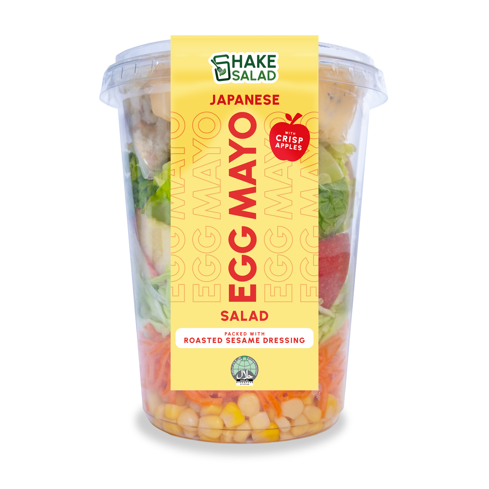 Japanese Egg Mayo Salad with Roasted Sesame Dressing – Shake Salad