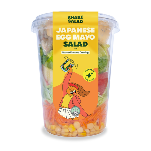 Japanese Egg Mayo Salad with Roasted Sesame Dressing – Shake Salad
